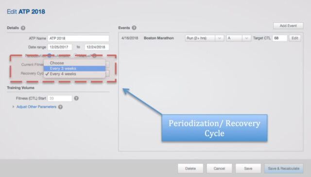 Marathon Planning Using Fitness (CTL) and the ATP Tool