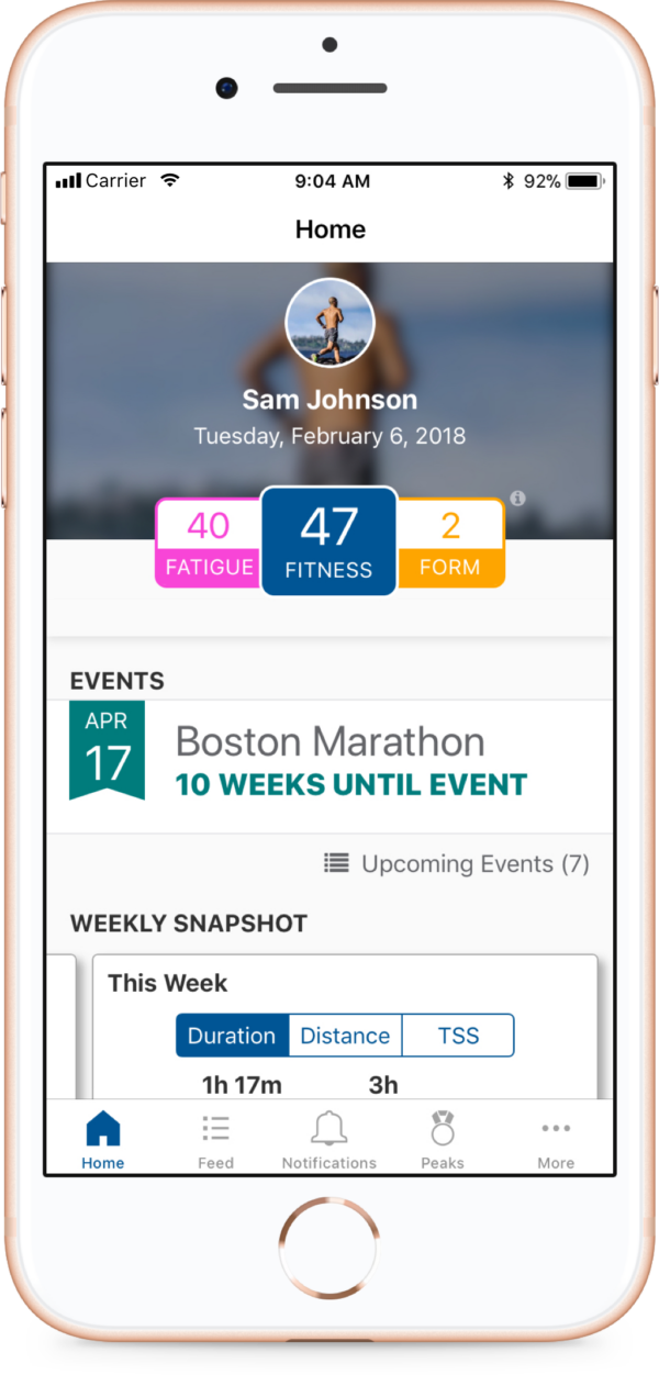 How to Use TrainingPeaks Home View on Mobile | TrainingPeaks