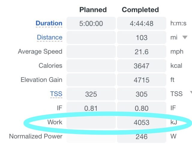 Predicting and Measuring Kilojoules to Determine Athlete Durability