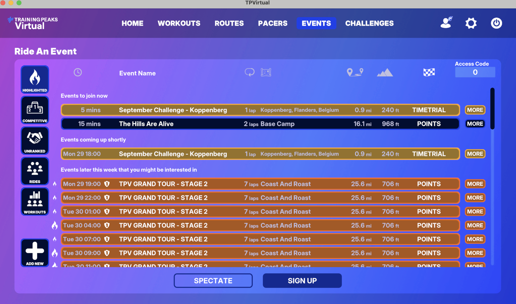 TrainingPeaks Virtual for Coaches